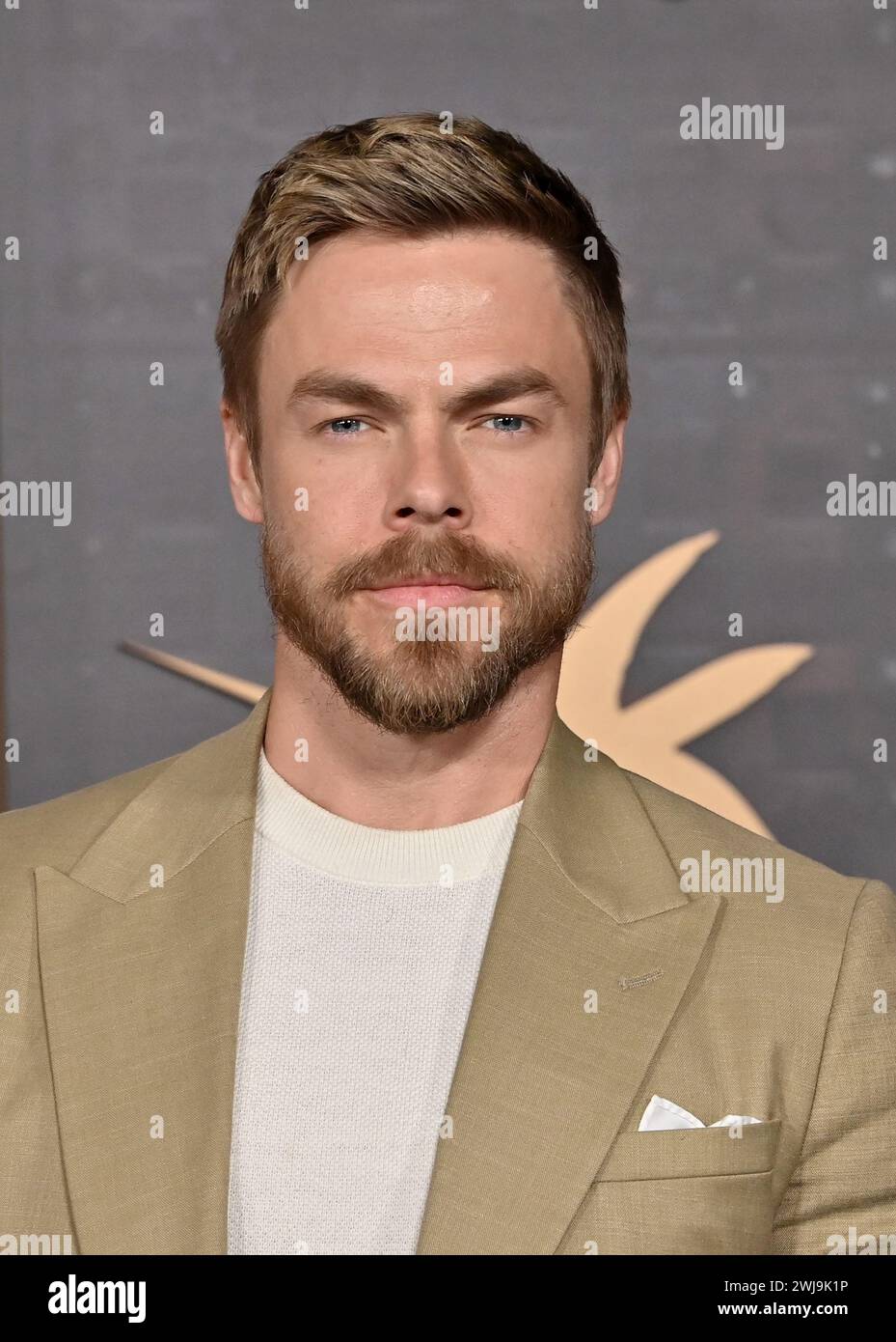 Hollywood, USA. 13th Feb, 2024. Derek Hough arriving at Amazon MGM ...