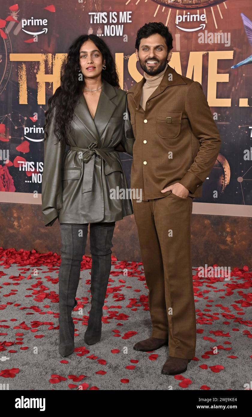 Radhi Devlukia-Shetty and Jay Shetty arriving at Amazon MGM Studios ...