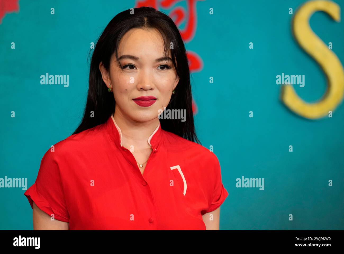 Jessika Van poses at the premiere of the FX limited series "Shogun" at ...