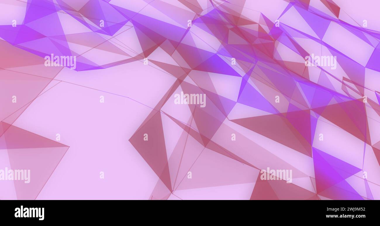 Digital animation network connection purple hi-res stock photography ...