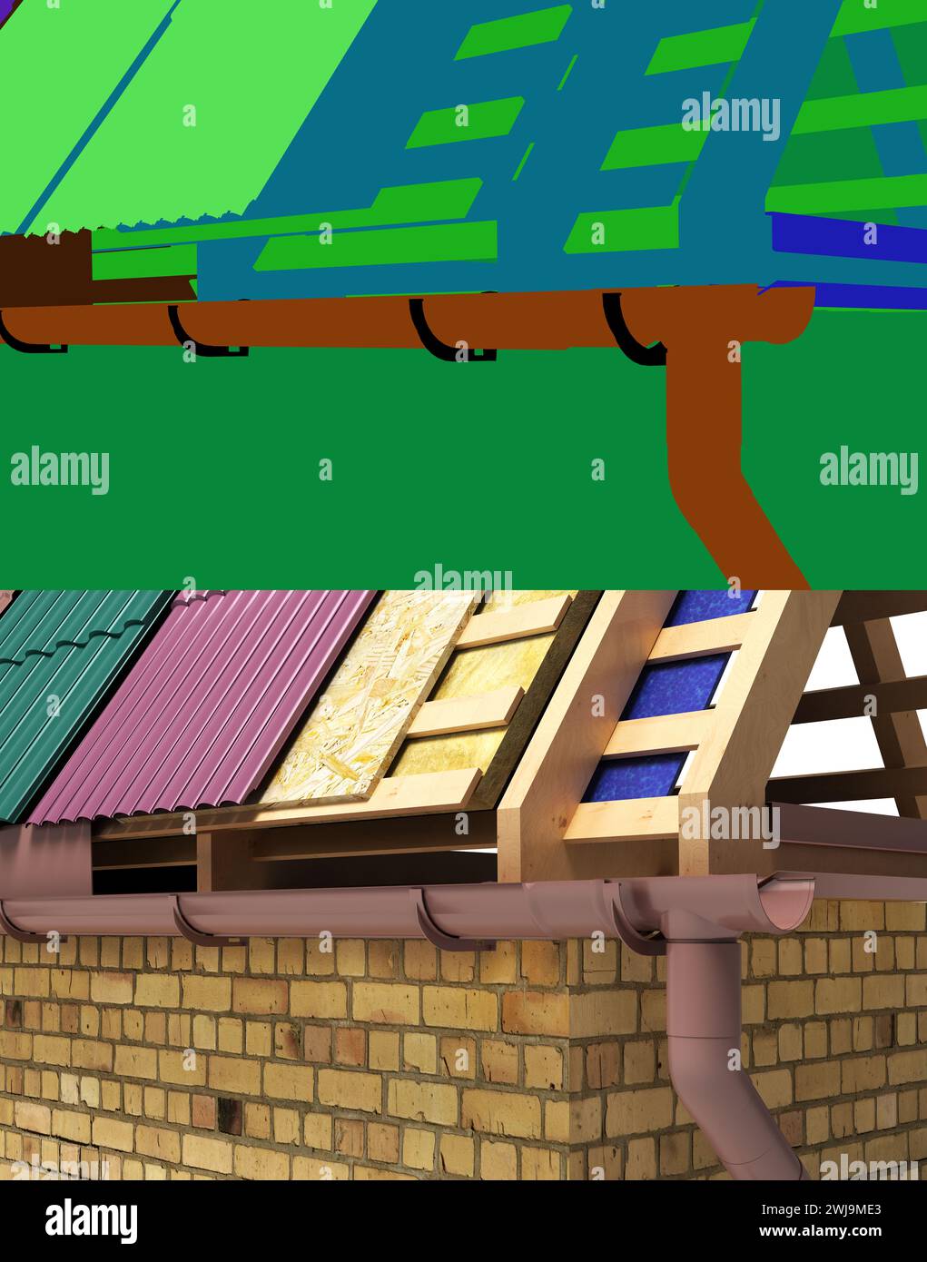 Different types of roofing material hi-res stock photography and images ...
