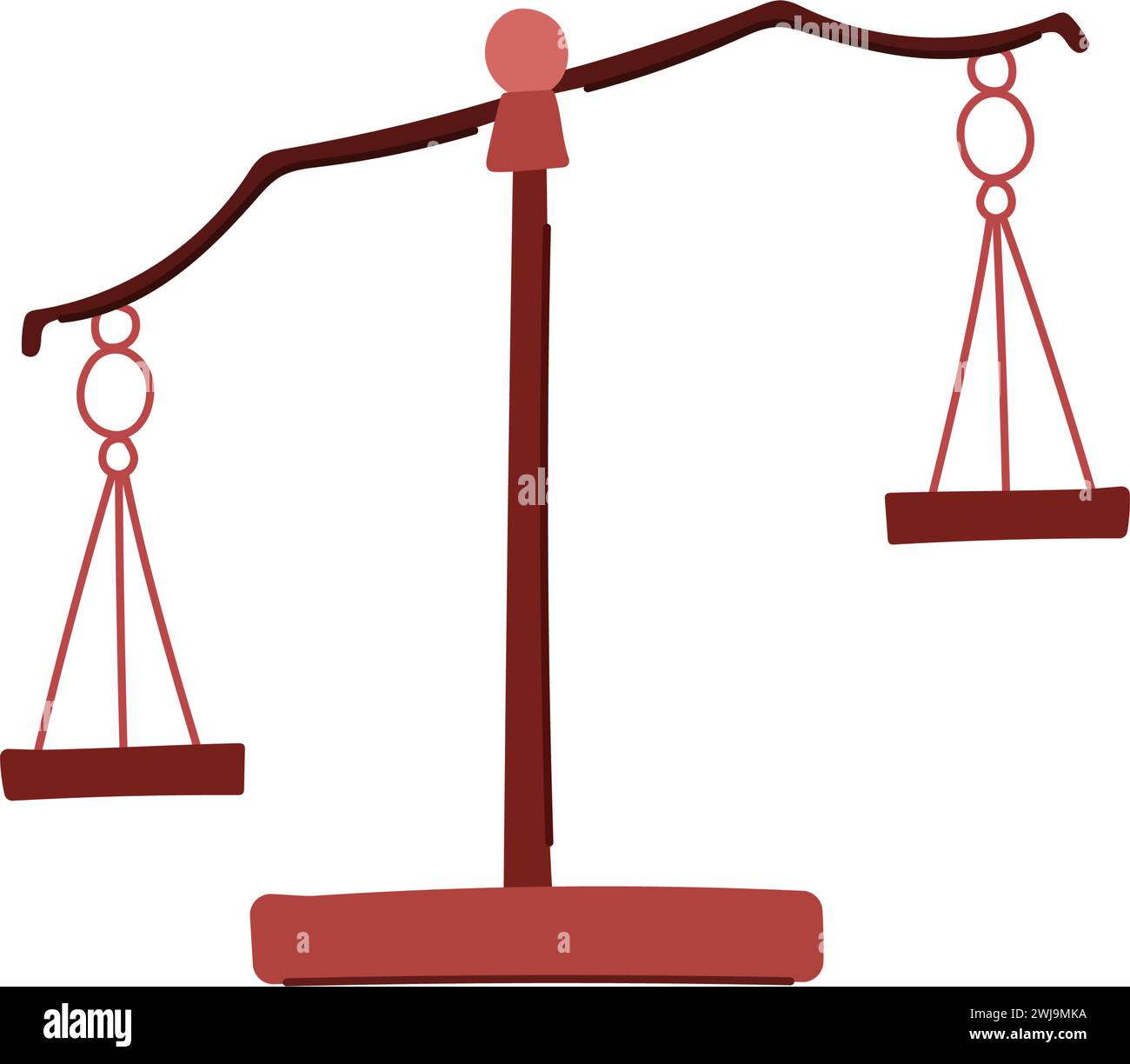 weigh balance scale cartoon vector illustration Stock Vector Image ... weigh balance scale cartoon vector illustration Stock Vector Image ...