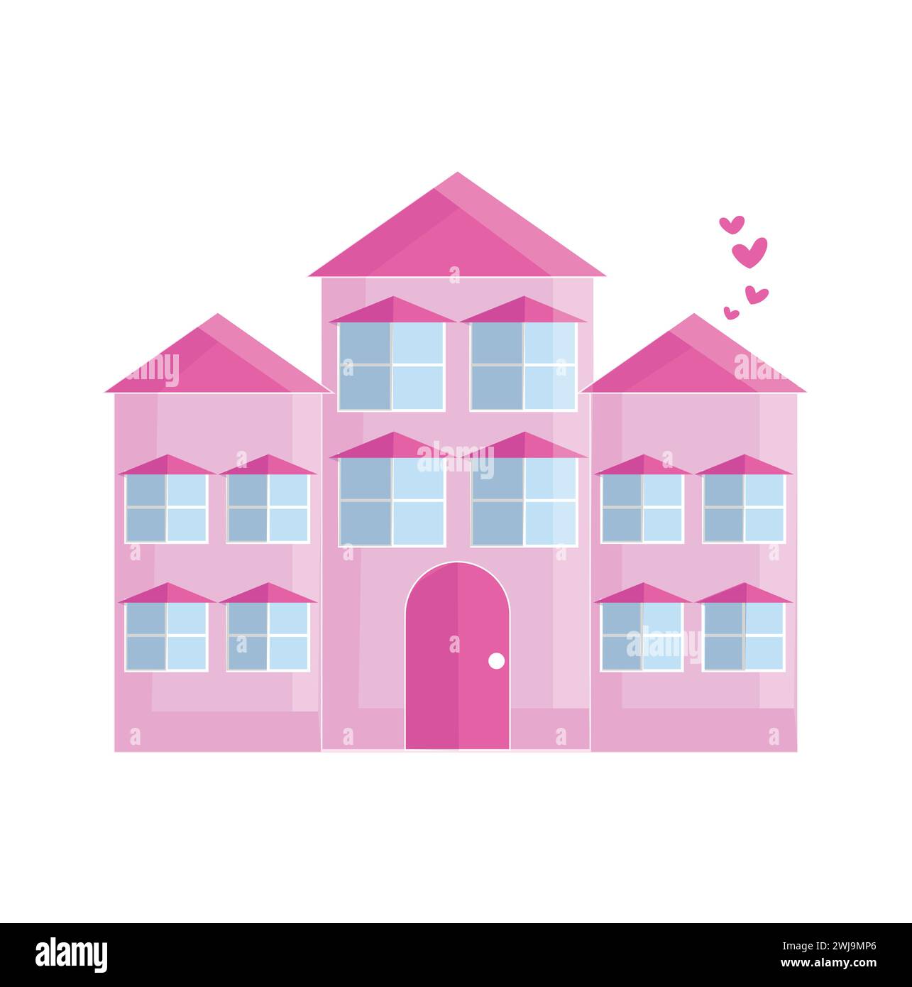 Barbie House Vector Illustration Stock Vector Image & Art - Alamy