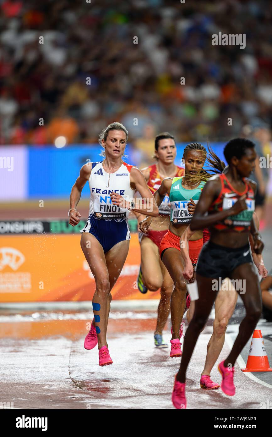 Alice FINOT participating in the 3000 METRES STEEPLECHASE at the World ...
