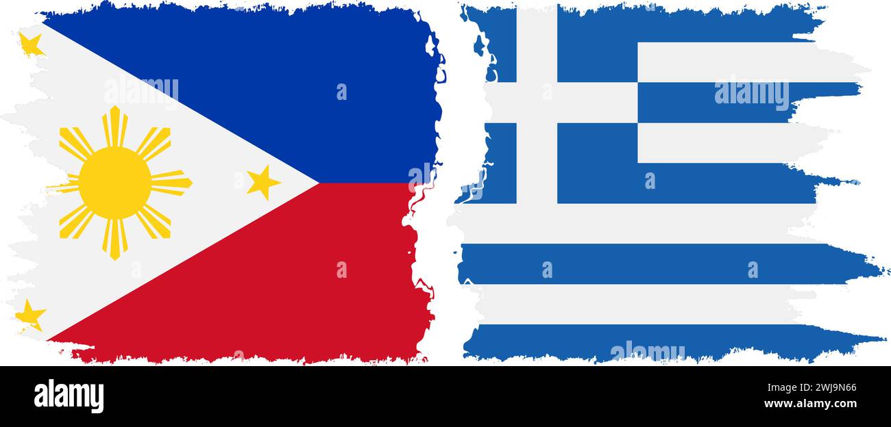 Greece philippines flag Stock Vector Images - Alamy