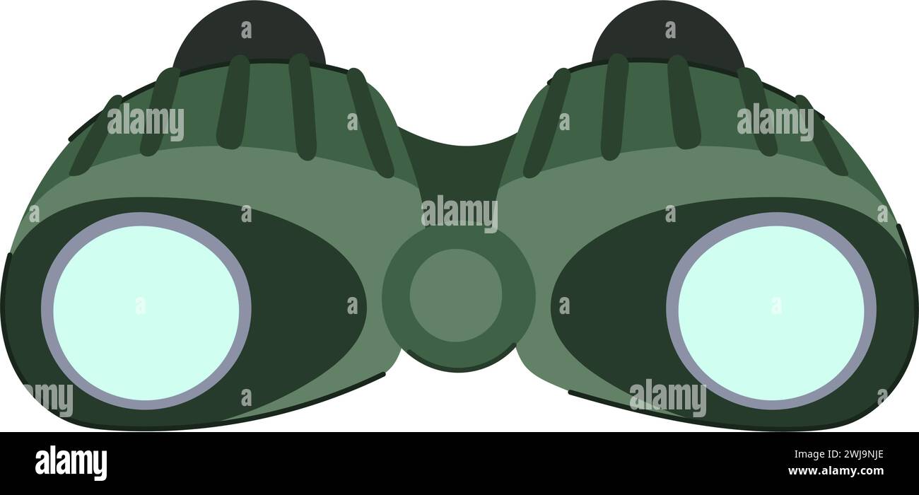 binocular binoculars cartoon vector illustration Stock Vector Image ...