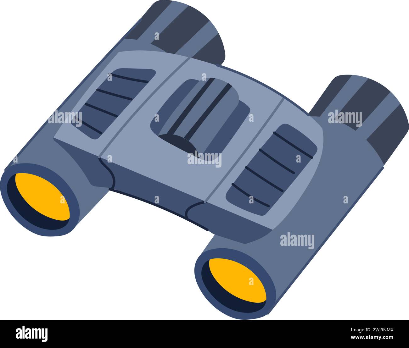 hand binoculars cartoon vector illustration Stock Vector Image & Art ...
