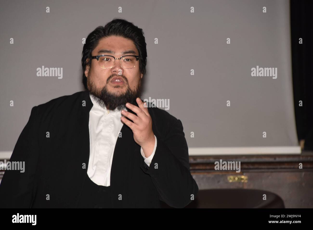 Youngjun Park Bariton der Arena di Verona Muenchen 13.02.2024 Vereinshaus Scholastika ...