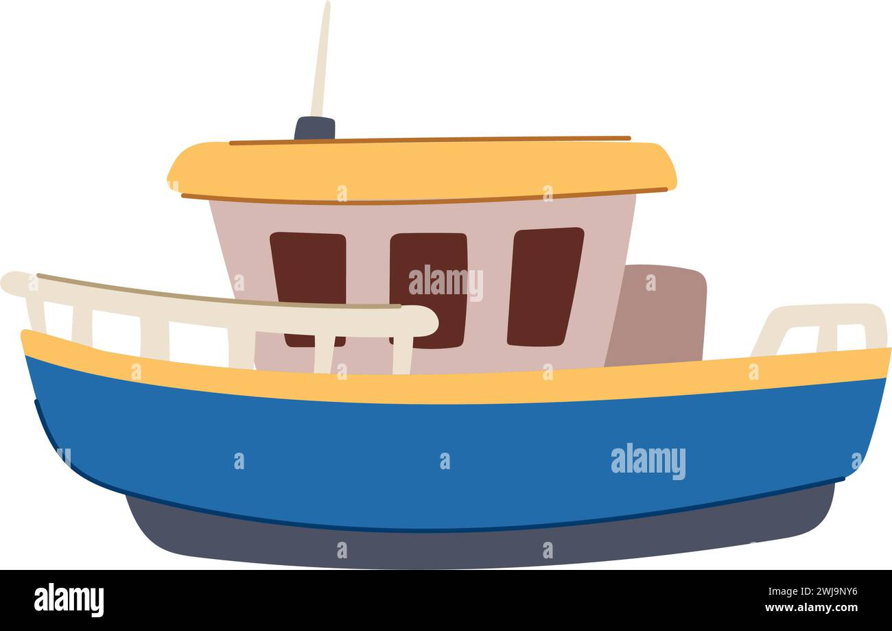 sail boat toy cartoon vector illustration Stock Vector Image & Art - Alamy