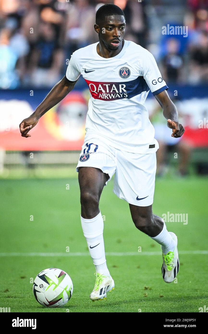 Ousmane DEMBELE of PSG during the French championship Ligue 1 football ...
