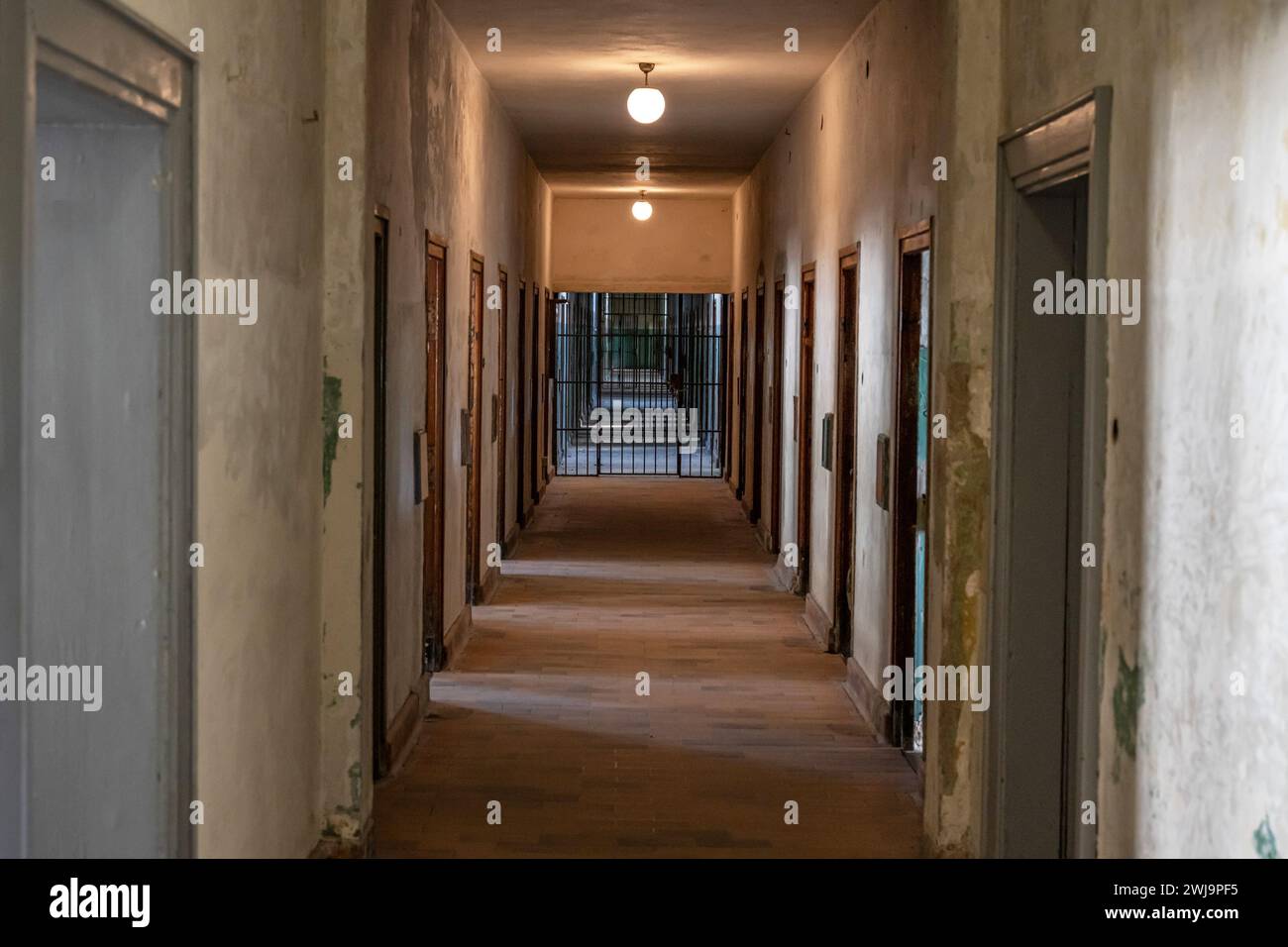 Dachau camp, the first concentration camp in Germany during World War ...