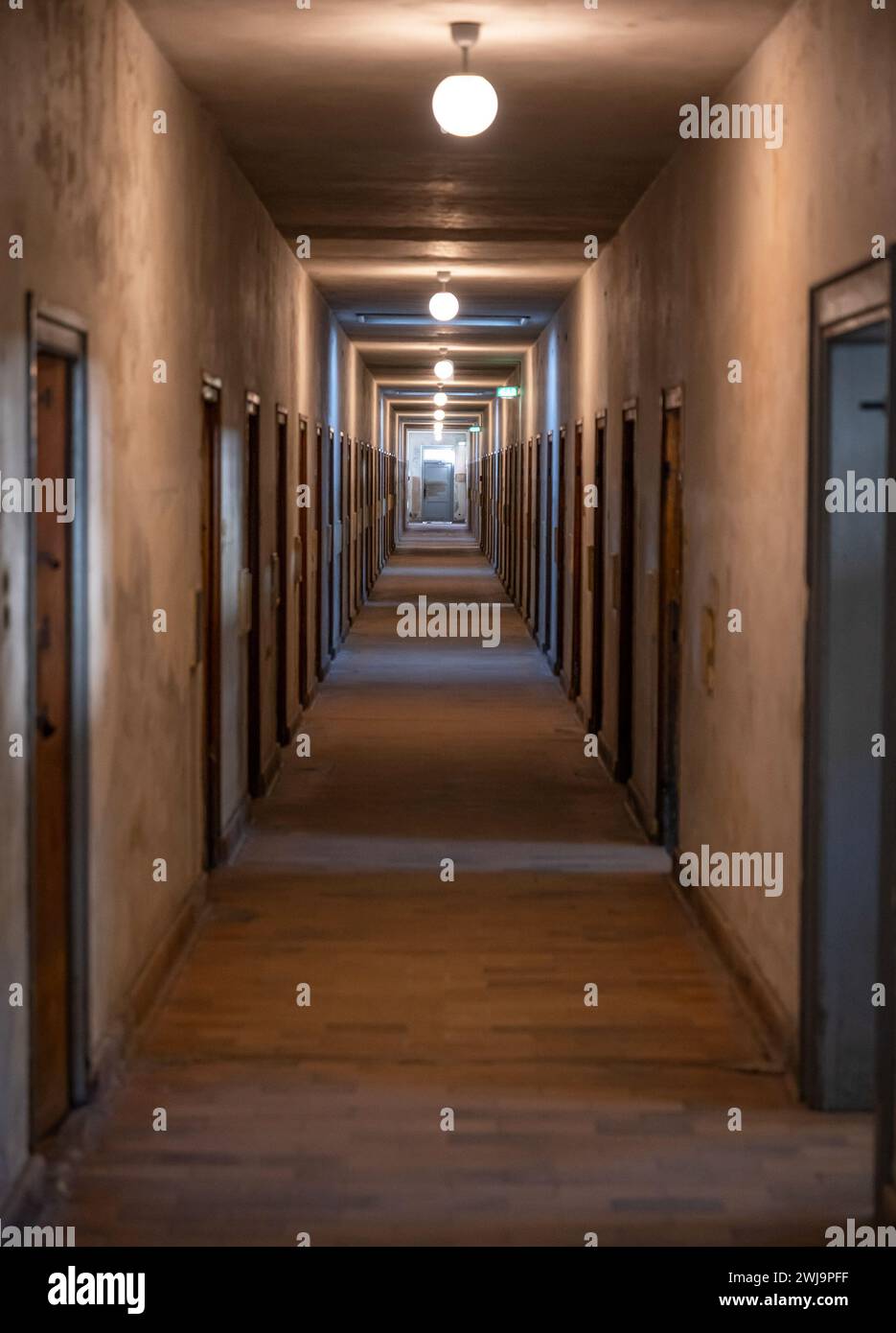 Dachau camp, the first concentration camp in Germany during World War ...