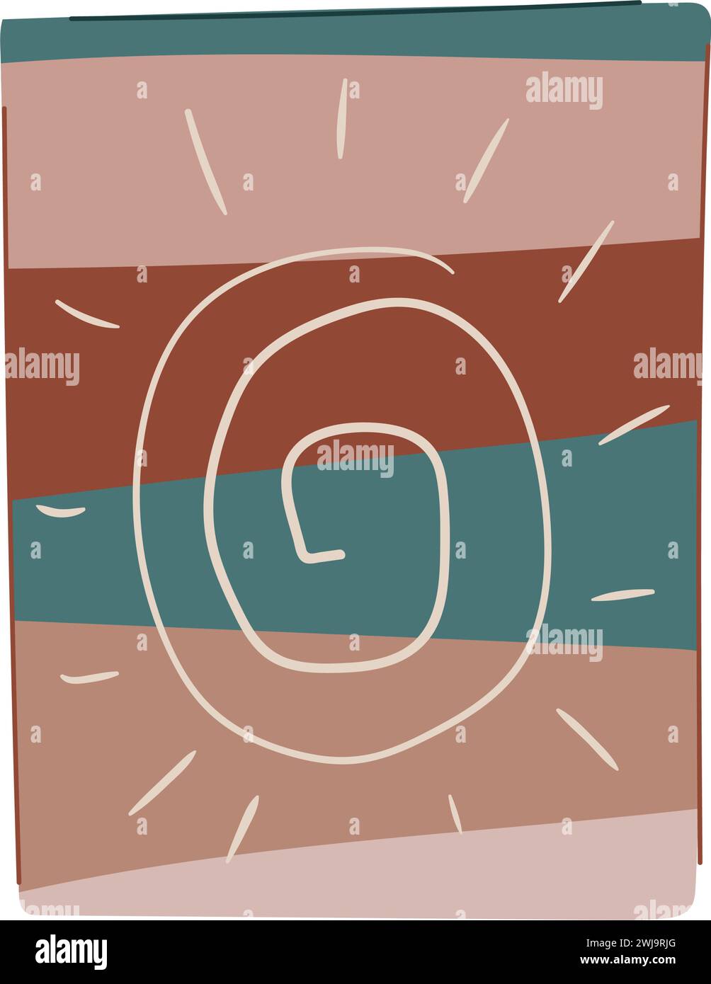 aztec boho rug cartoon vector illustration Stock Vector Image & Art - Alamy