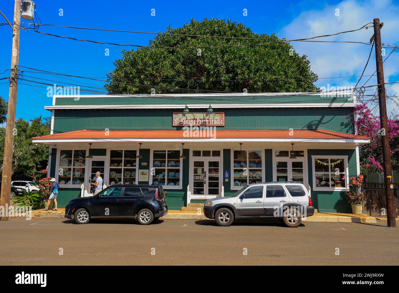 Main Street, Hanapepe, Town, Kauai, Hawaii Stock Photo - Alamy