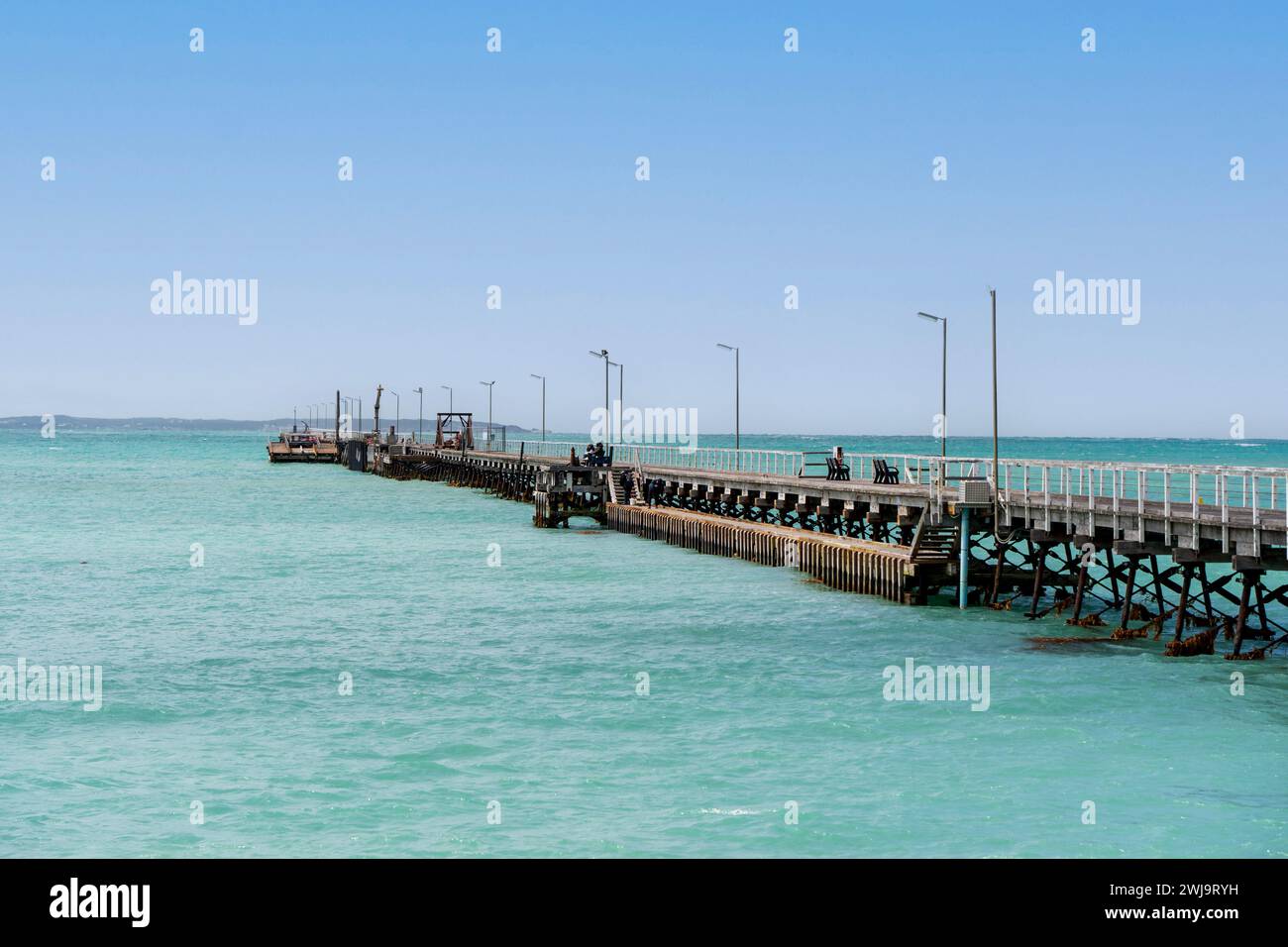 Beachport Jetty in South Australia Stock Photo - Alamy
