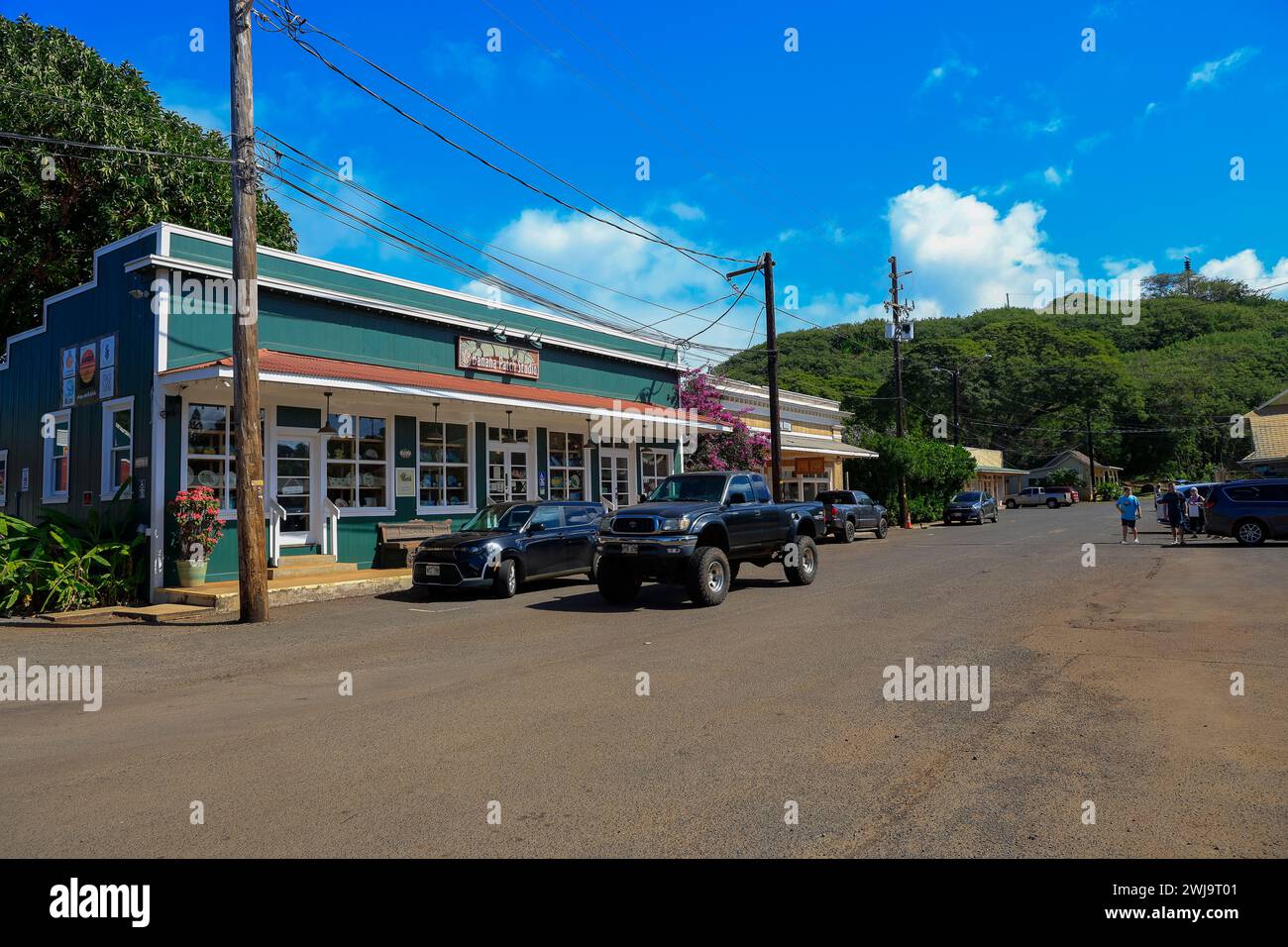 Main Street, Hanapepe, Town, Kauai, Hawaii Stock Photo - Alamy
