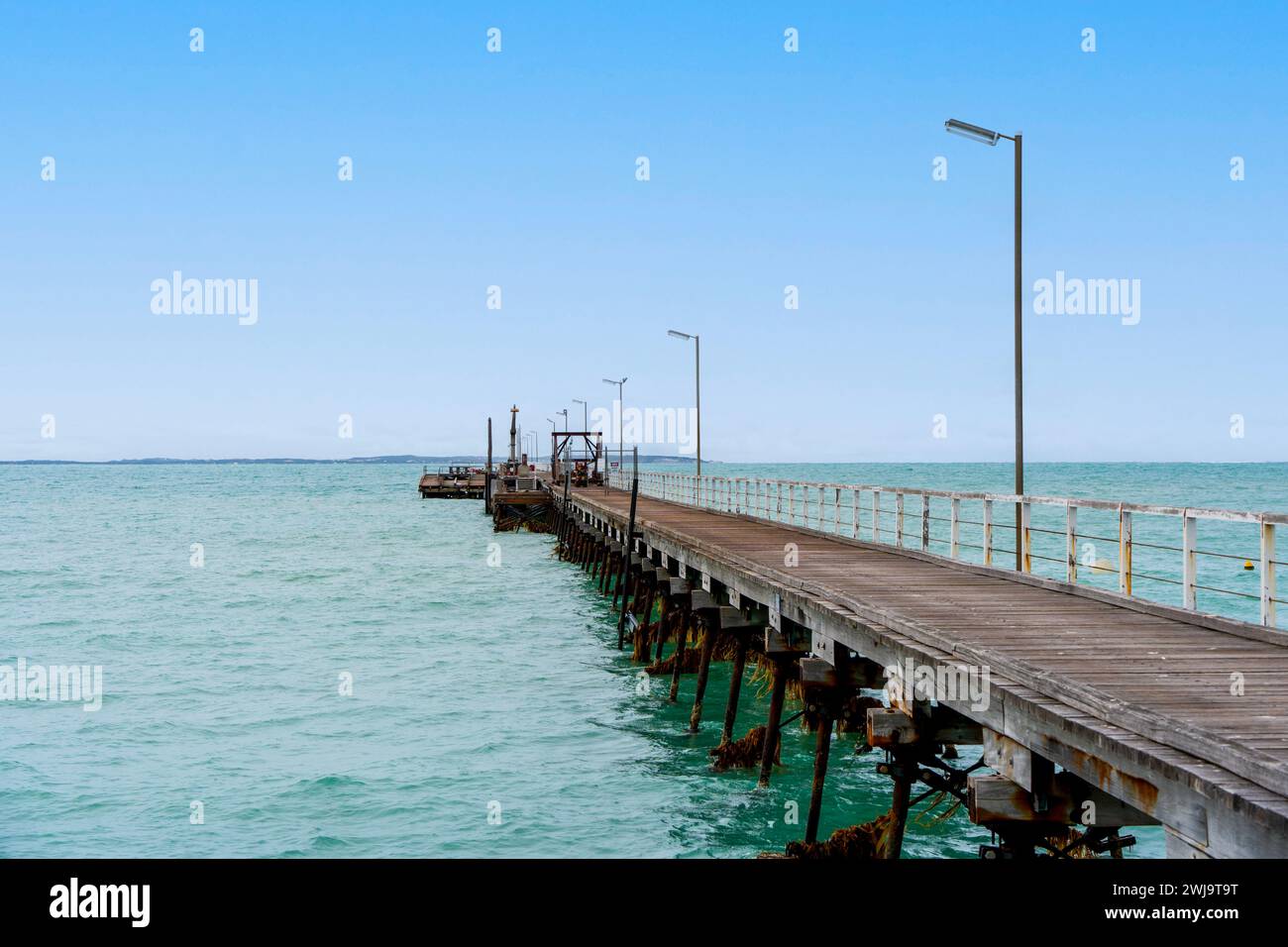 Beachport Jetty in South Australia Stock Photo - Alamy