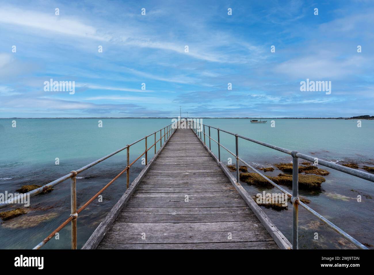 The Robe Jetty in South Australia Stock Photo - Alamy