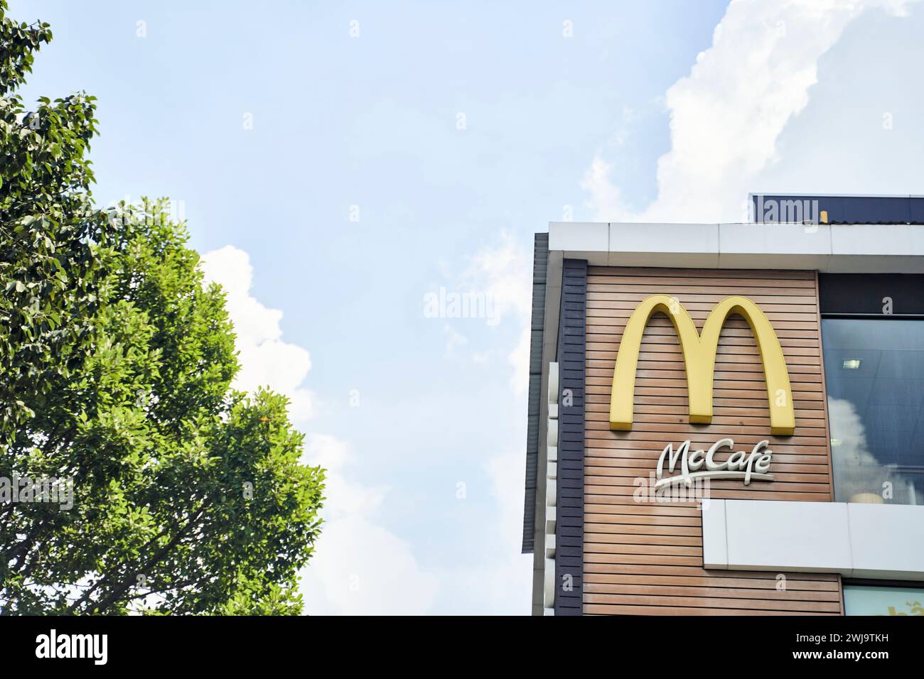 Ho Chi Minh City, Vietnam - 2.07.2023: Close-up of McDonald's logo and ...