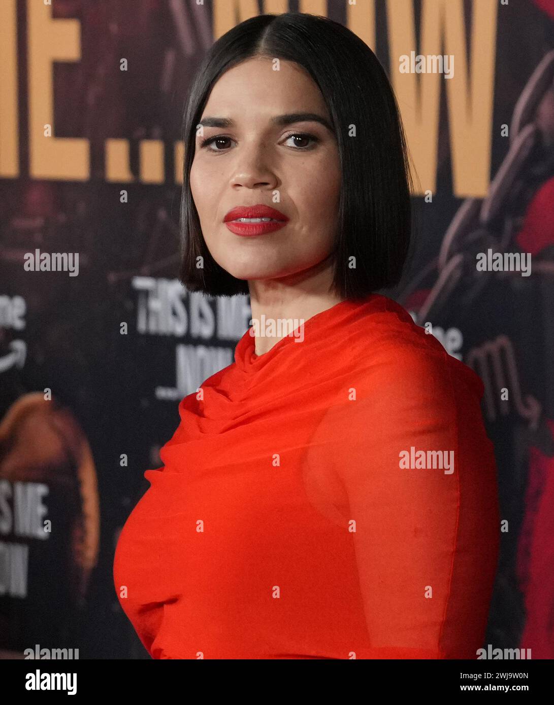 Los Angeles, USA. 13th Feb, 2024. America Ferrera at the Amazon MGM ...