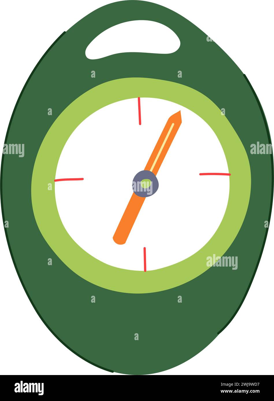 map compass cartoon vector illustration Stock Vector Image & Art - Alamy