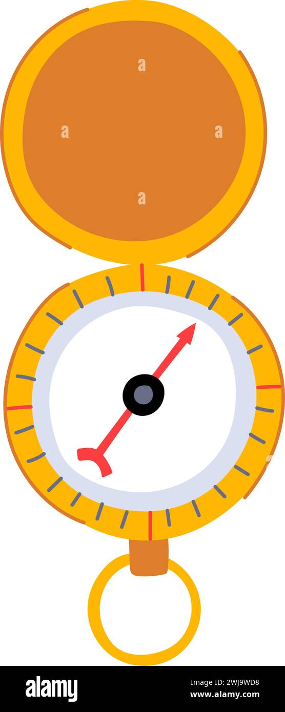 north compass cartoon vector illustration Stock Vector Image & Art - Alamy