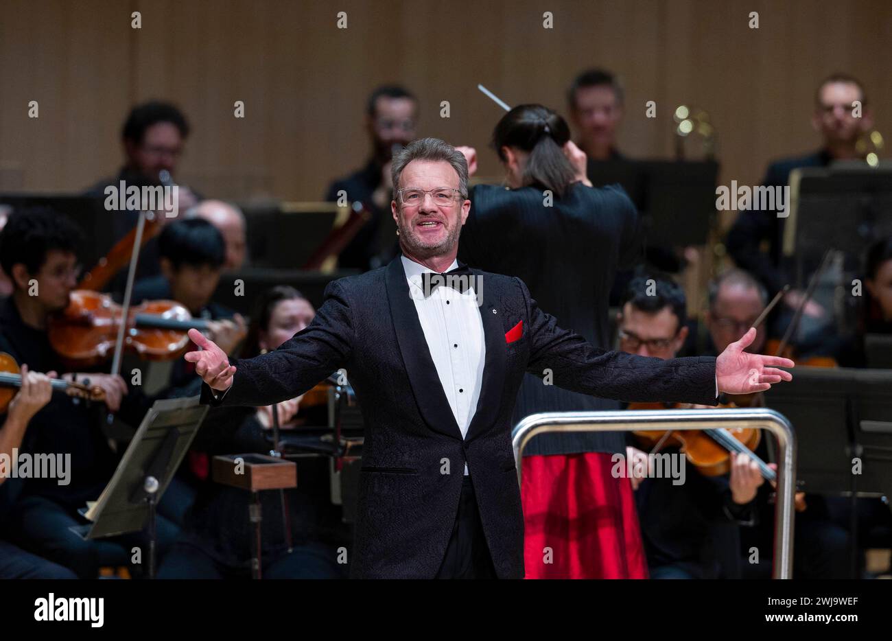 Toronto, Canada. 13th Feb, 2024. Artist Mark Rowswell, also known as ...