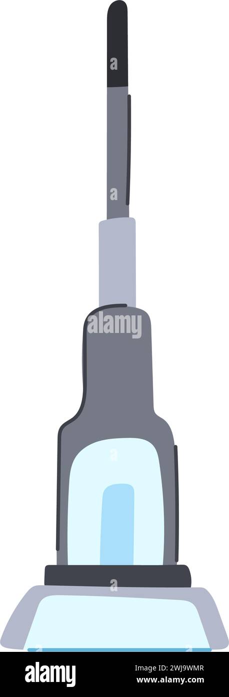 machine electric mop cartoon vector illustration Stock Vector Image ...