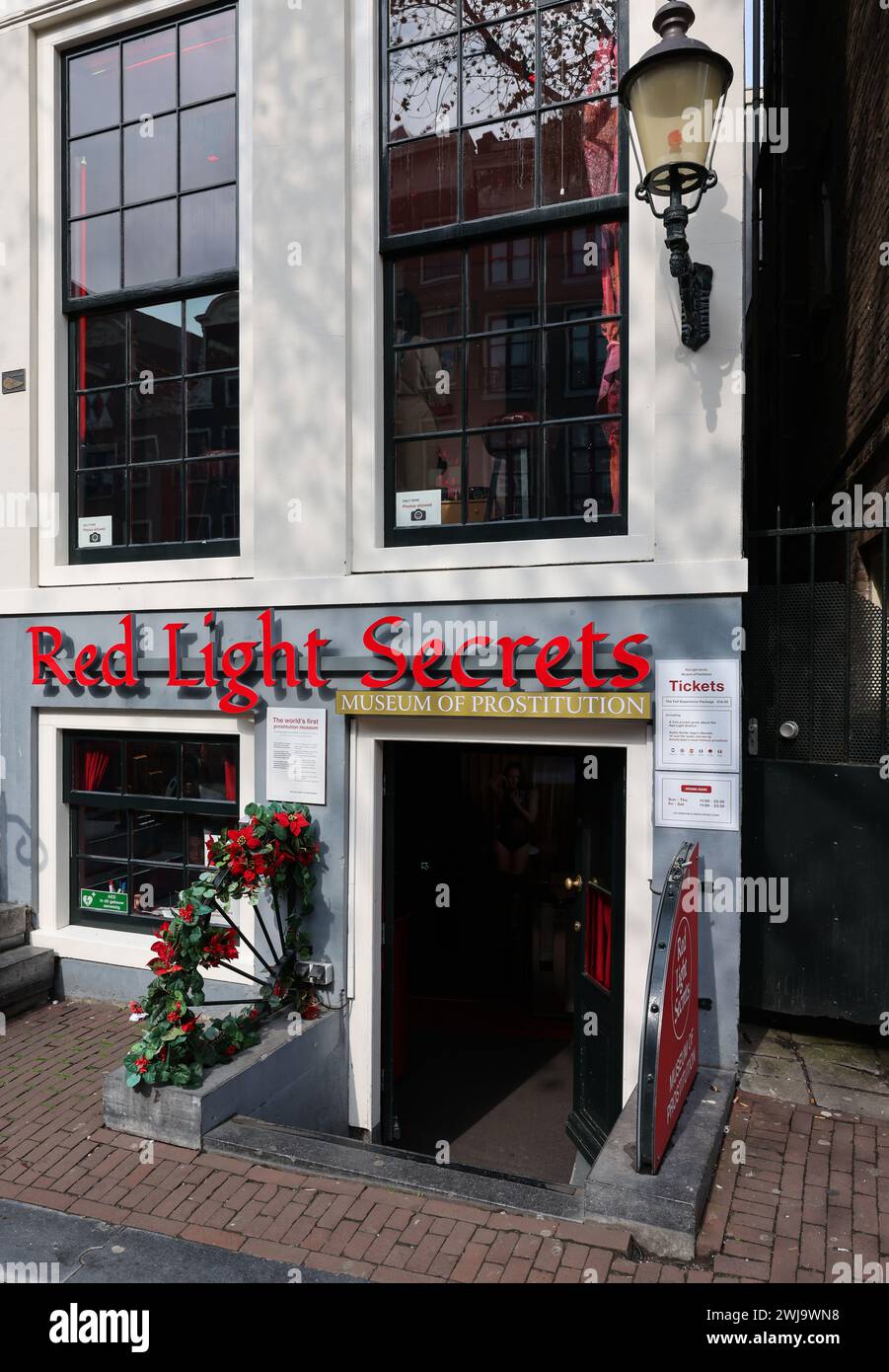 Amsterdam, Netherlands - April 21, 2023: Red Light Secrets Museum of ...
