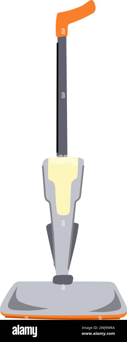 modern electric mop cartoon vector illustration Stock Vector Image ...