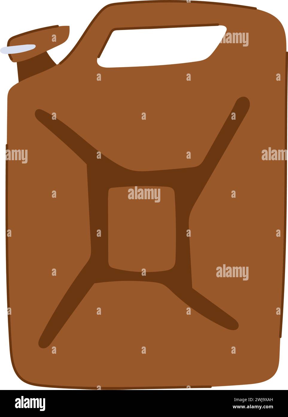 oil fuel can metal cartoon vector illustration Stock Vector Image & Art ...