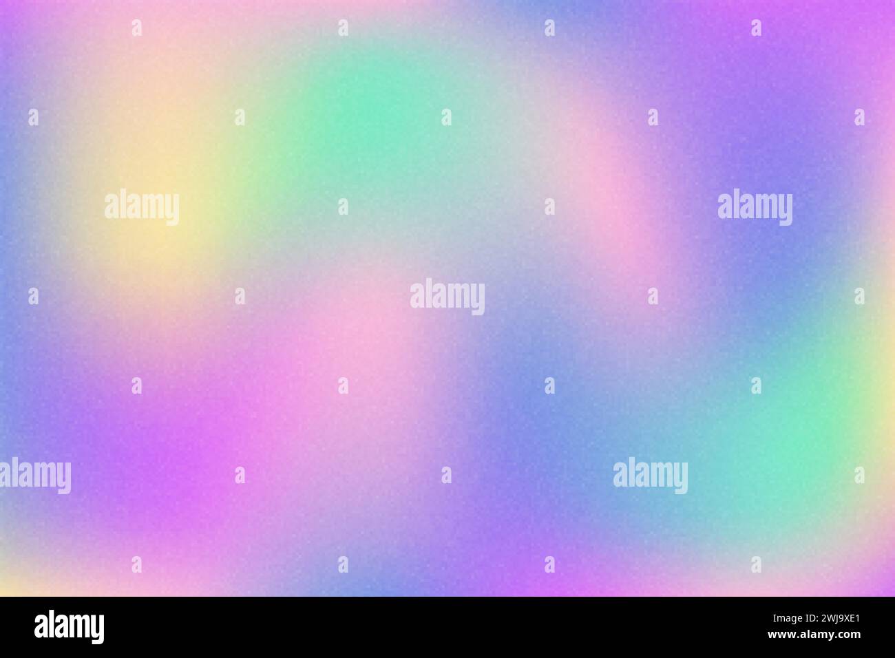 Holographic gradient textured background. Noisy light rainbow gradation ...