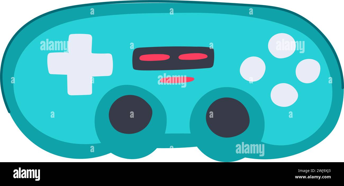 console gamepad cartoon vector illustration Stock Vector Image & Art ...