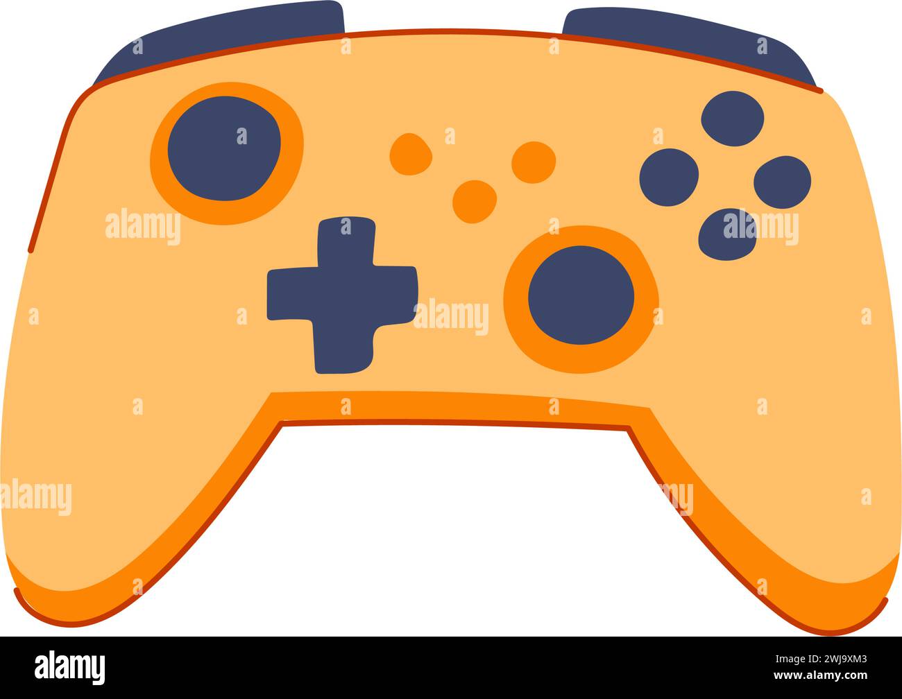technology gamepad cartoon vector illustration Stock Vector Image & Art ...