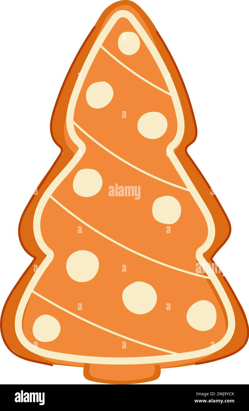 face gingerbread cartoon vector illustration Stock Vector Image & Art ...