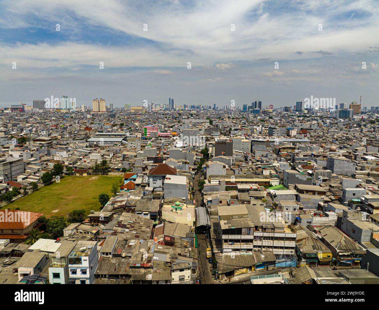 Houses in poor areas and slums of Jakarta. Indonesia Stock Photo - Alamy