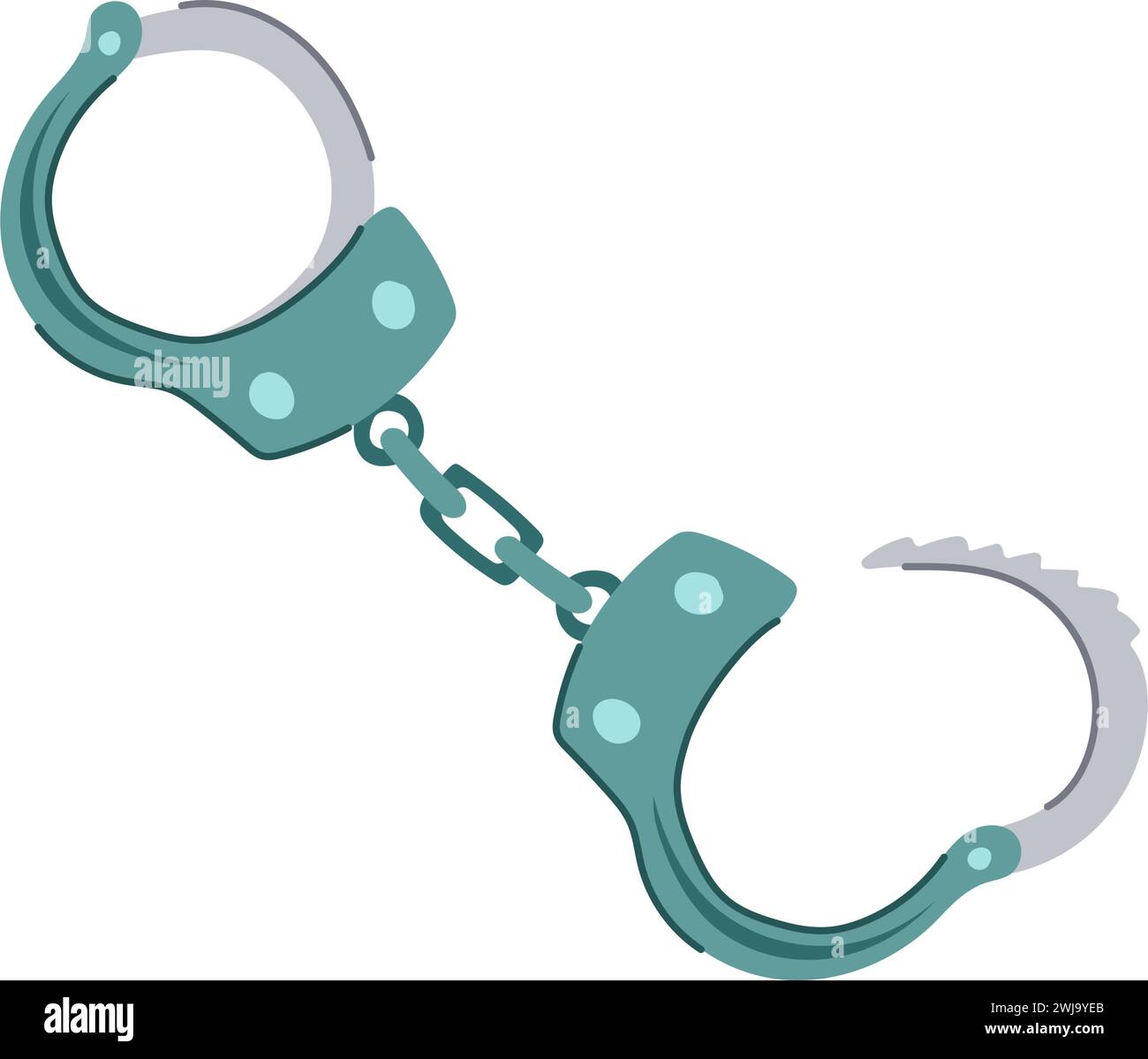 handcuffs handcuffs cartoon vector illustration Stock Vector Image ...