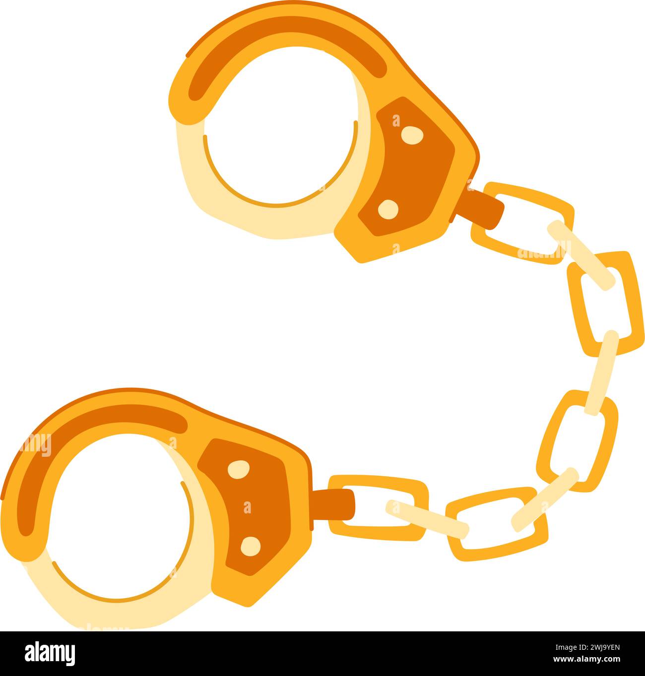 hand handcuffs cartoon vector illustration Stock Vector Image & Art - Alamy