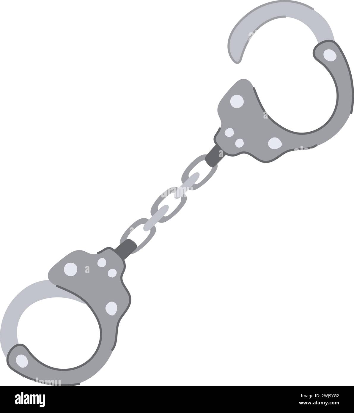 jail handcuffs cartoon vector illustration Stock Vector Image & Art - Alamy
