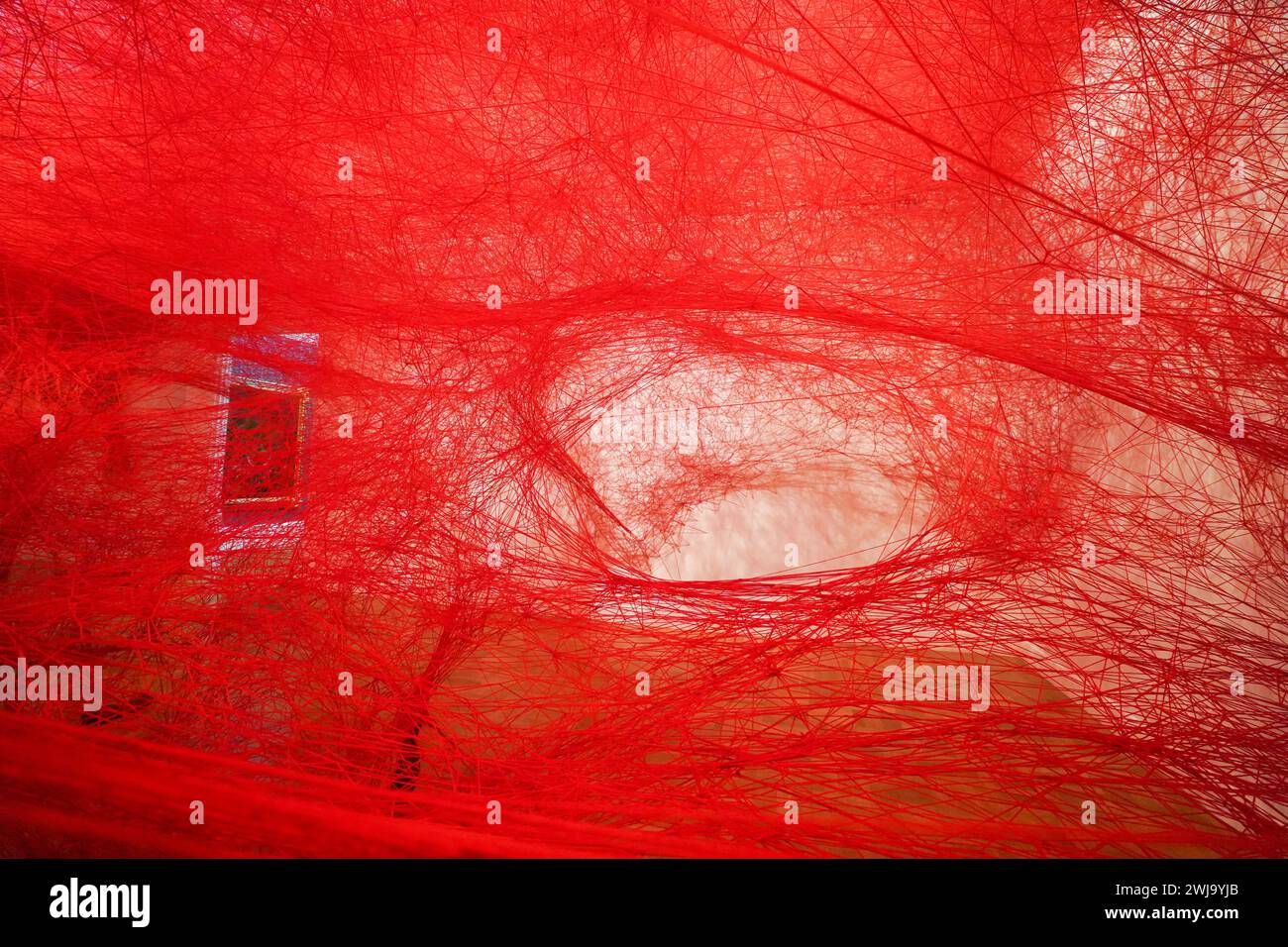 Absence Embodied, giant interwoven installation of intricately woven ...