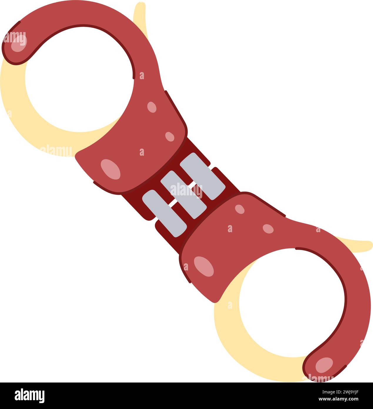 Handcuffs cartoon hi-res stock photography and images - Alamy