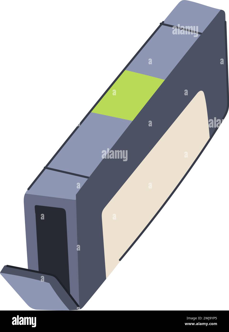 jet ink cartridge cartoon vector illustration Stock Vector Image & Art ...