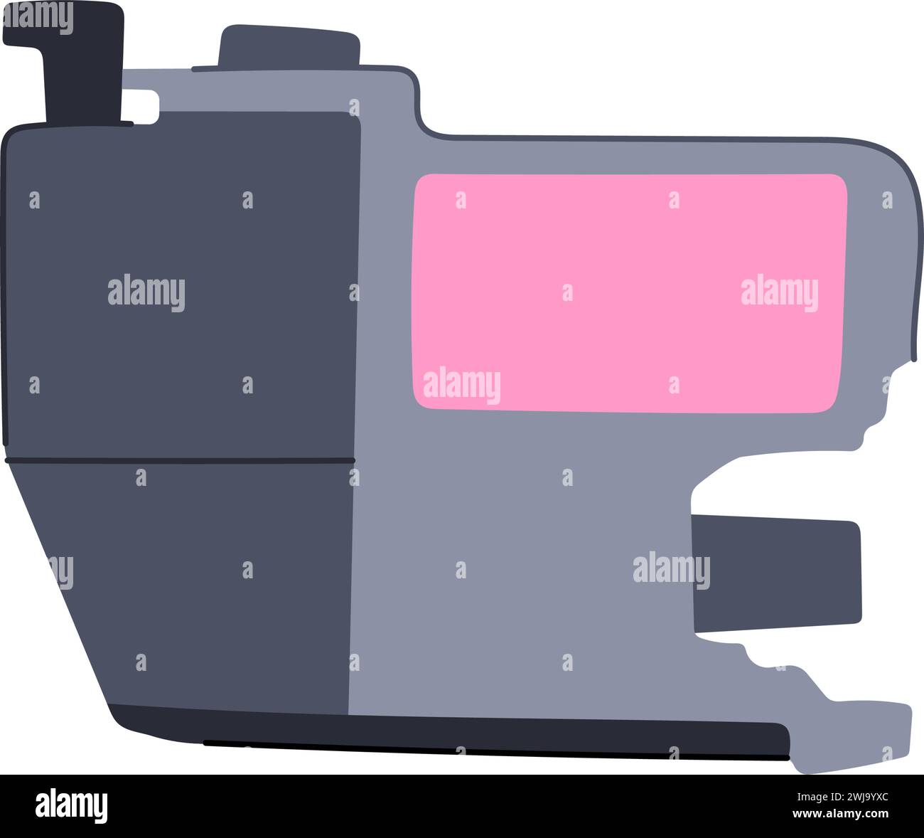 toner ink cartridge cartoon vector illustration Stock Vector Image ...