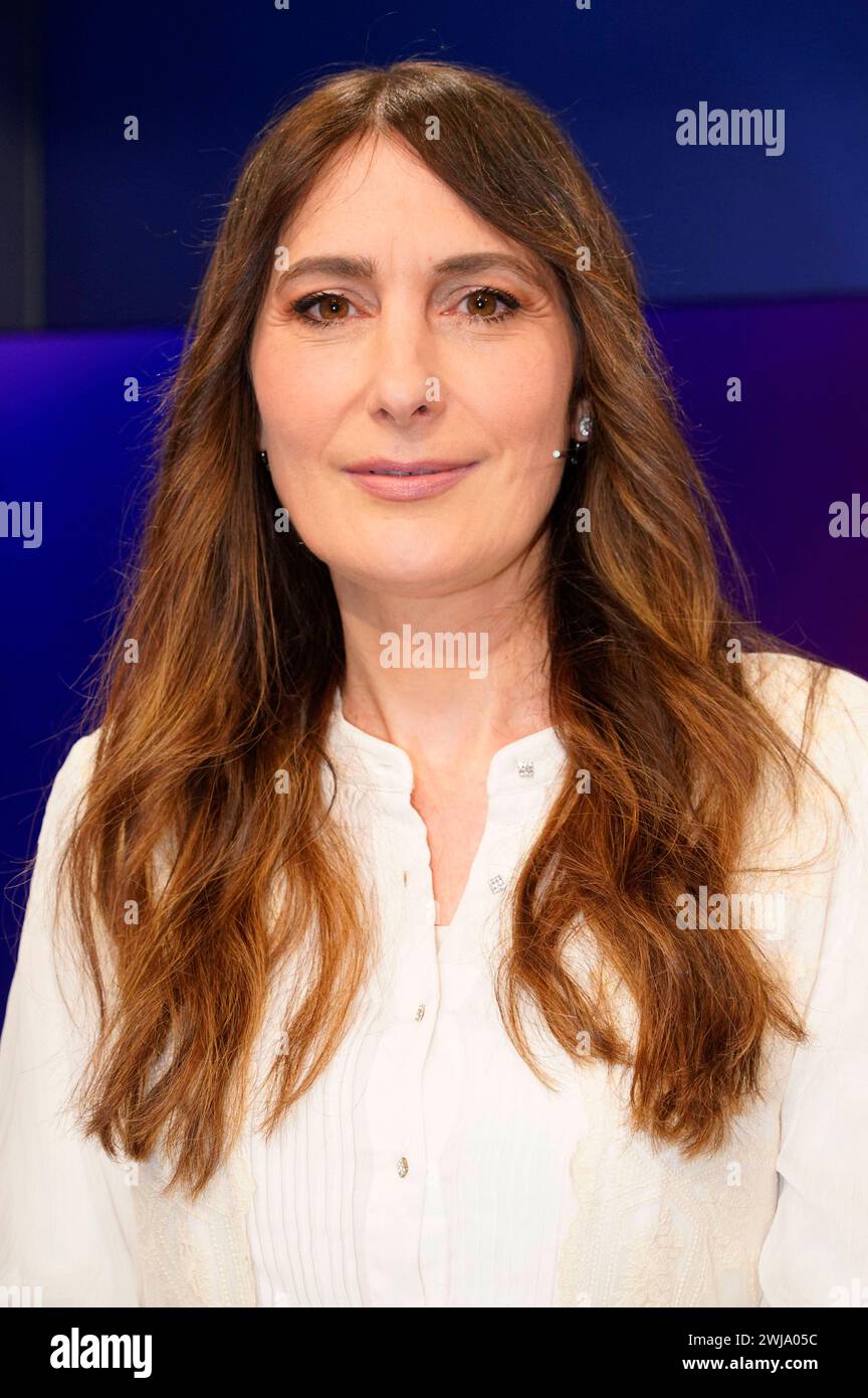 Anja Kohl in der ARD-Talkshow maischberger im Studio Berlin Adlershof ...