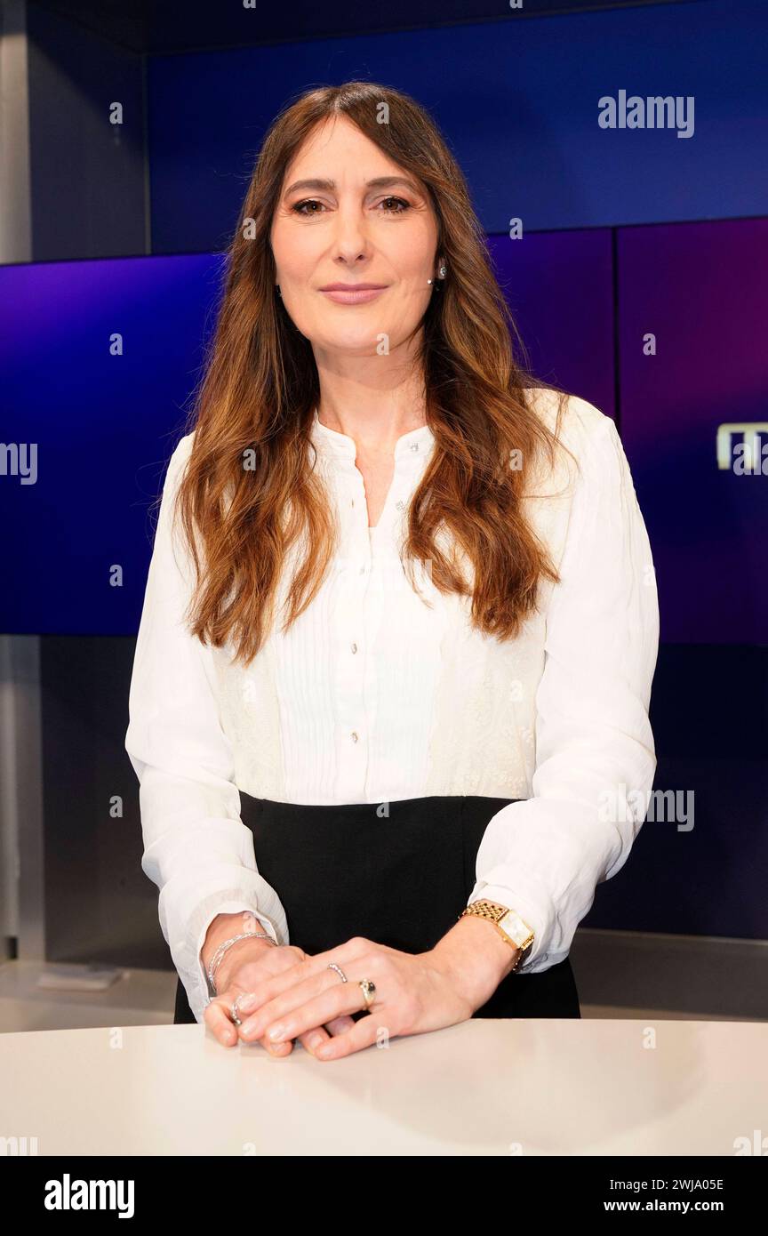 Anja Kohl in der ARD-Talkshow maischberger im Studio Berlin Adlershof ...