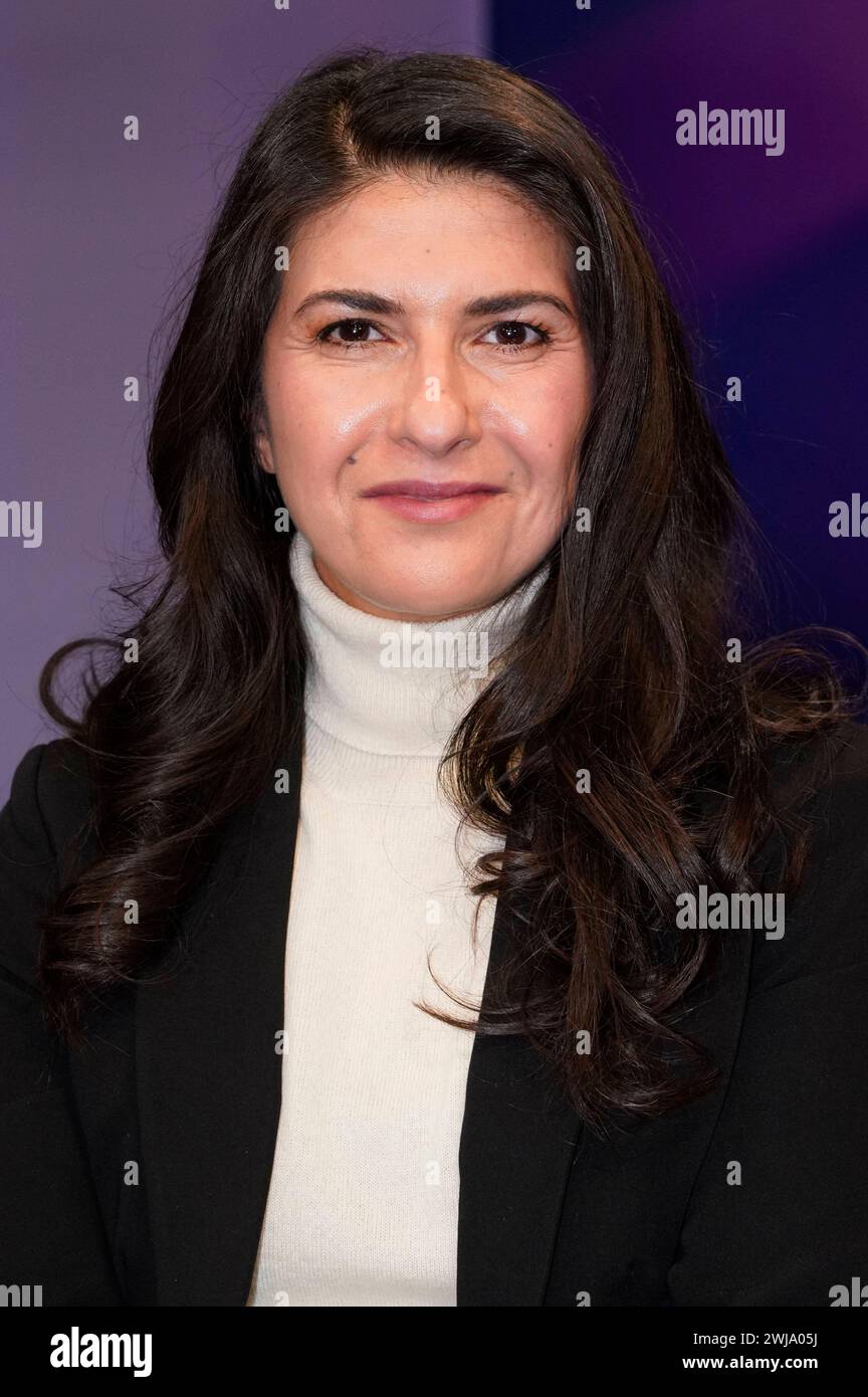 Serap Güler in der ARD-Talkshow maischberger im Studio Berlin Adlershof ...