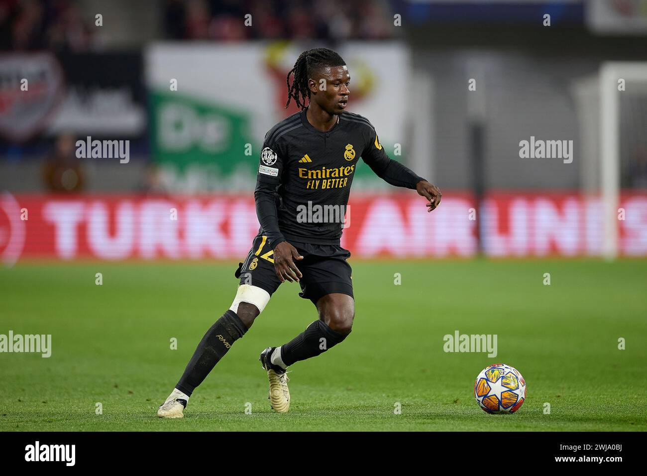 Eduardo Camavinga of Real Madrid in action during the UEFA Champions ...