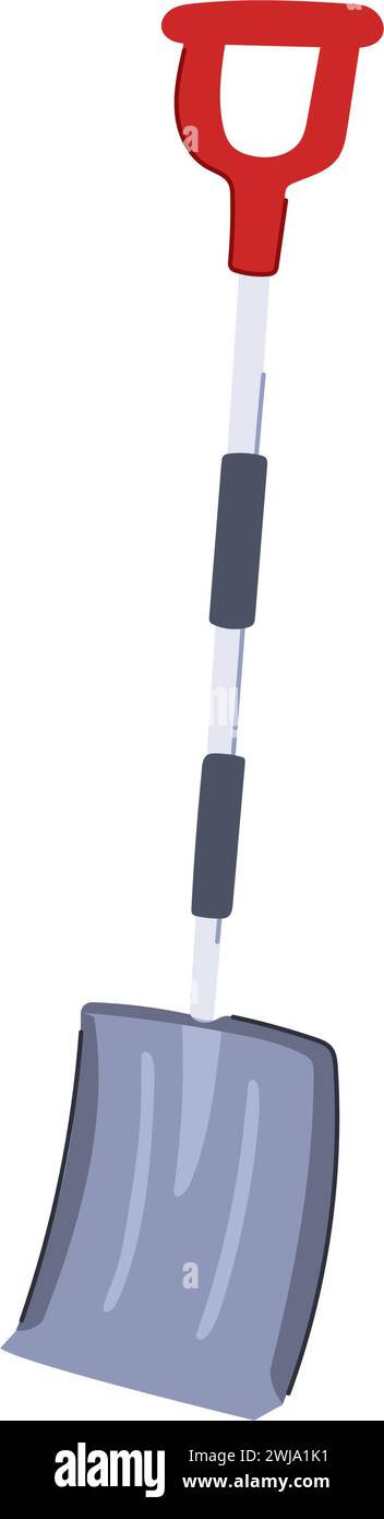 logo snow shovel cartoon vector illustration Stock Vector Image & Art ...