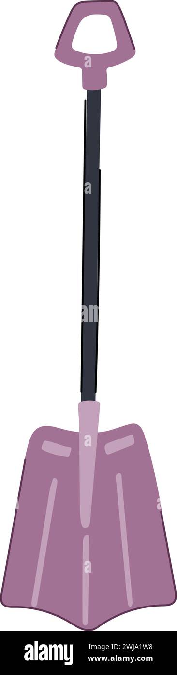 ice snow shovel cartoon vector illustration Stock Vector Image & Art ...