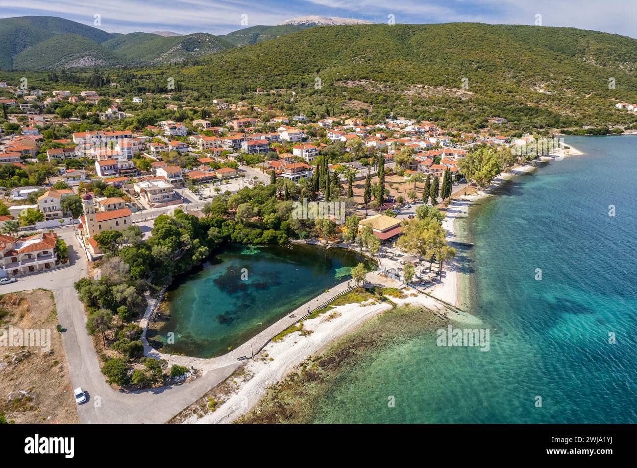 Aerial view kefalonia coast deep hi-res stock photography and images ...